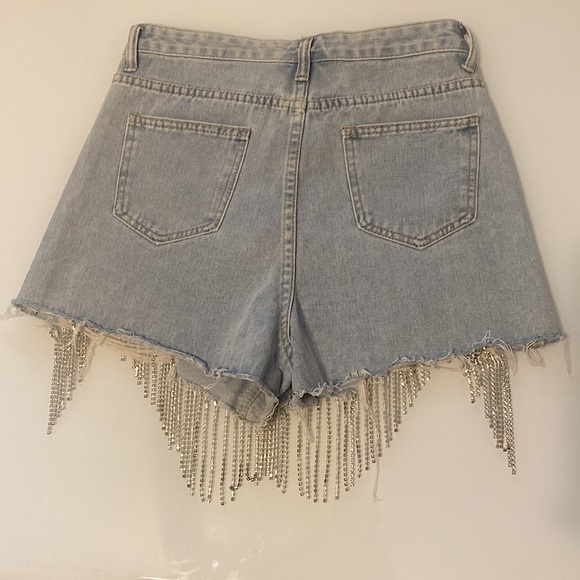 Shorts | Nwt Jean Shorts With Bling | Poshmark
